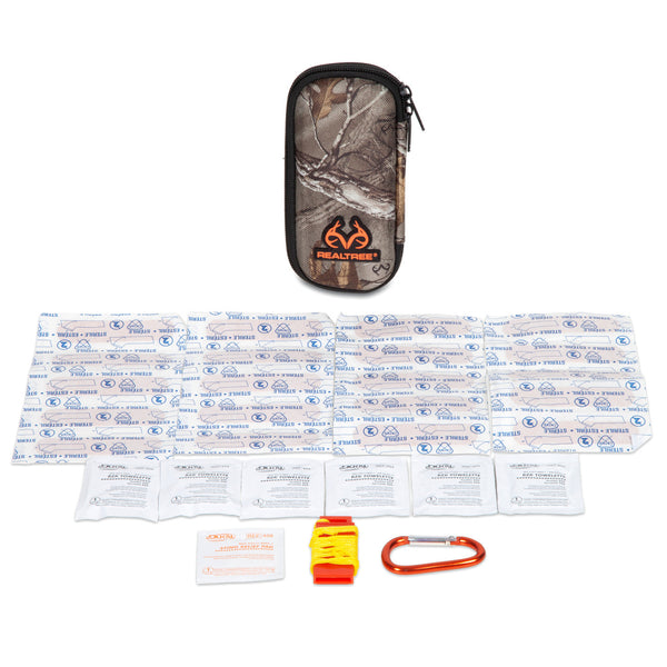 30 Piece - Realtree Small Hard-Shell Foam First Aid Kit - Case of 12 ...