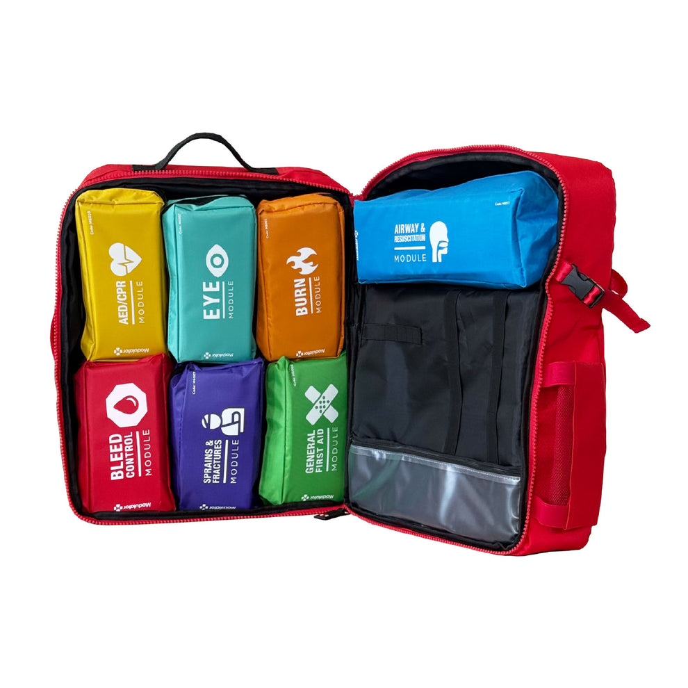 Modulator Trauma Backpack - Without AED - Pro & Airway – 4 Safety Kits